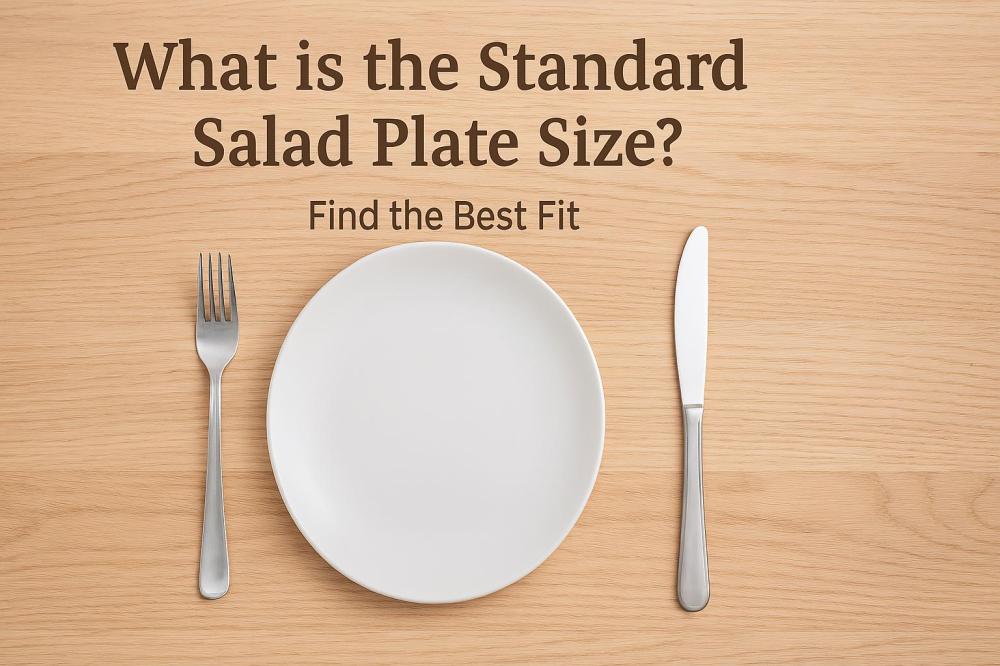 What Is The Standard Salad Plate Size? Find The Best Fit