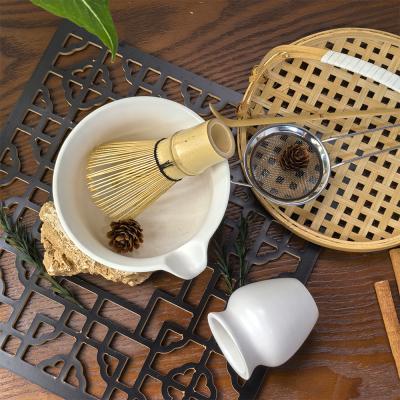 Toptan Seramik Japon Chawan Matcha Kasesi ve Çırpma Teli Seti